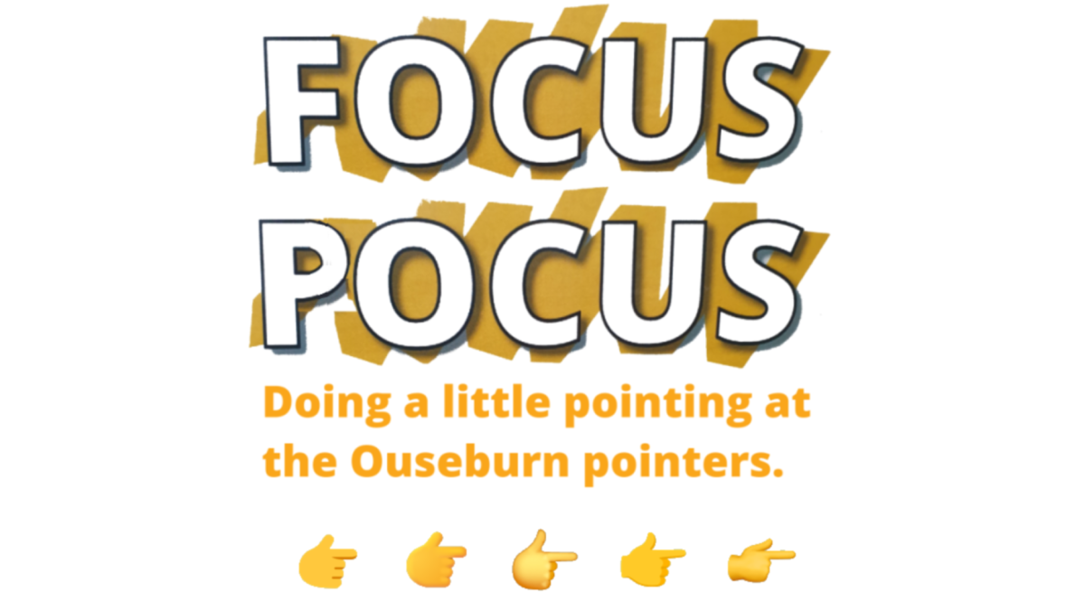 Focus Pocus - Doing a little pointing at the Ouseburn pointers.